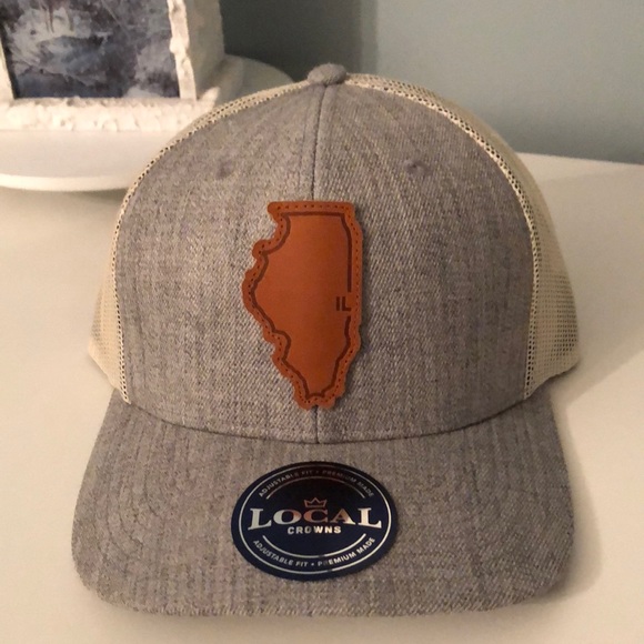Local Crowns | Accessories | Nwt Local Crowns Illinois Trucker Hat ...